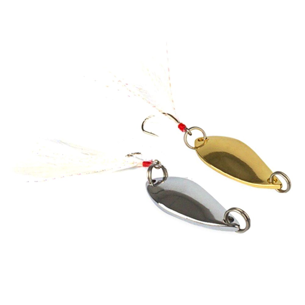 2 x Cucharas Ondulanes Pesca 2.9 Cm 3.5 Gr | The River Shark